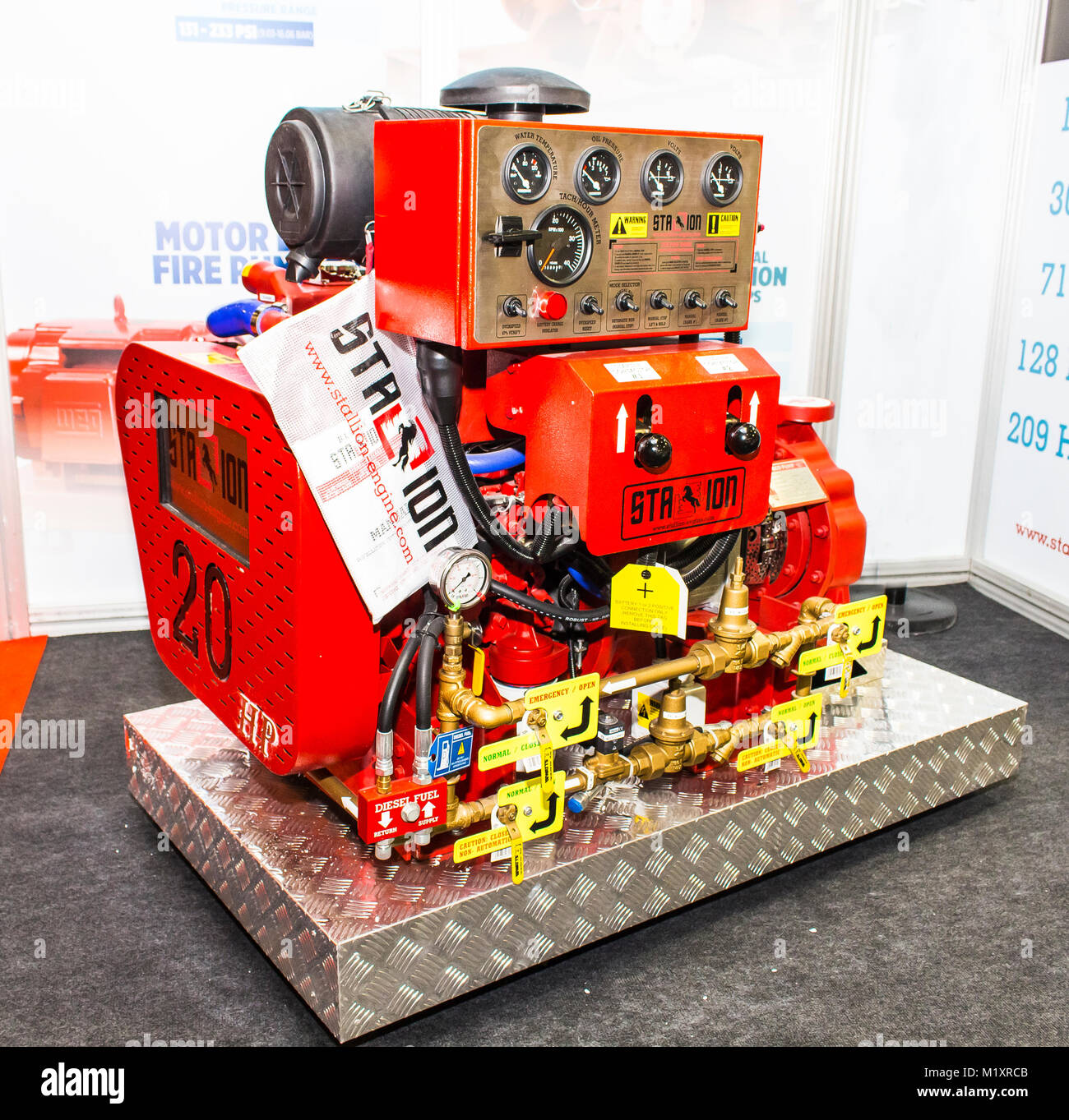 Istanbul - Turkey, September 12, 2015: Industrial Power Generator for ...