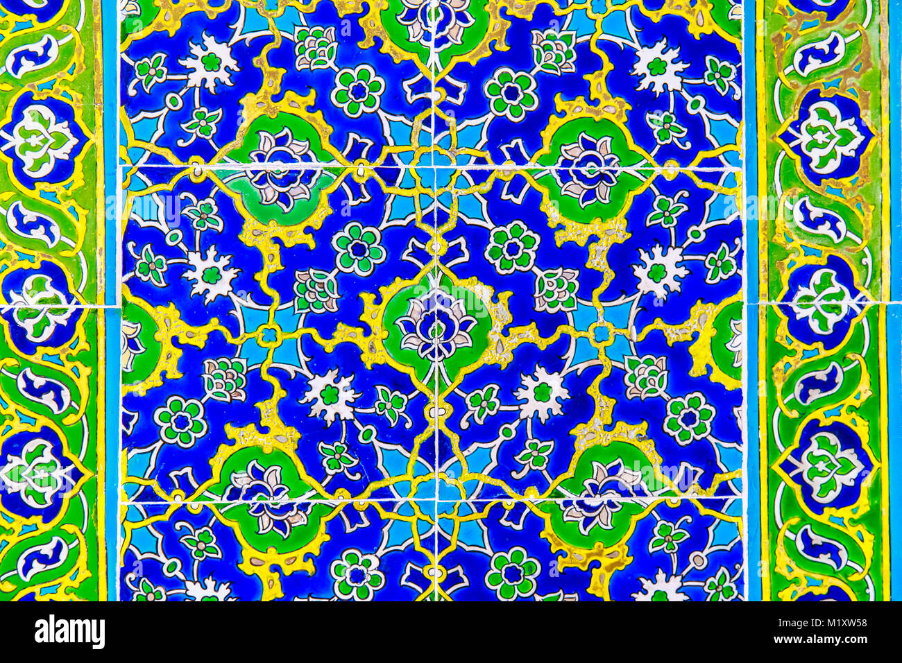 Oriental Ceramic Tiles from Istanbul Stock Photo - Alamy