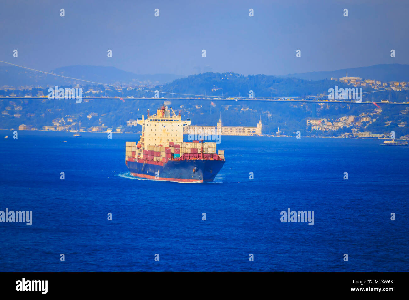 Big shipping tanker passing hi-res stock photography and images - Alamy