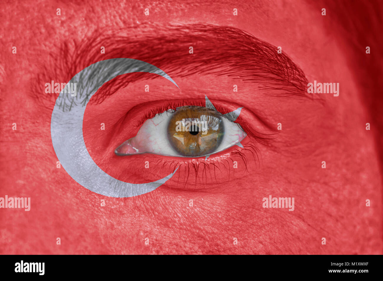 Turkey face paint hi-res stock photography and images - Alamy