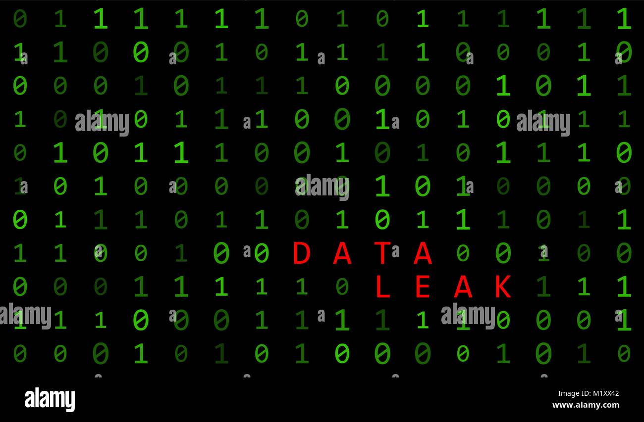 binary background with data sign on black background Stock Vector Image ...