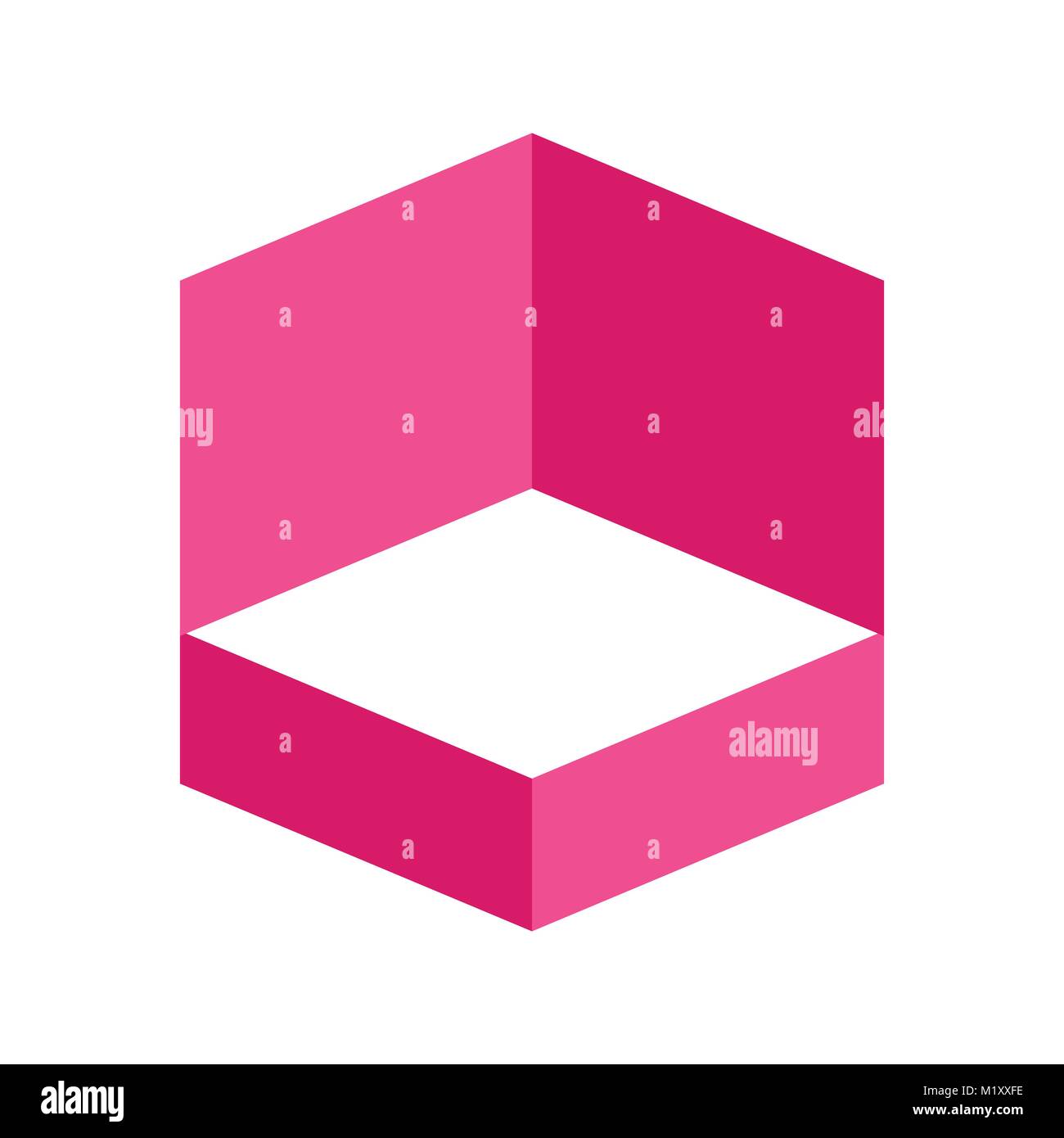Hexagonal Space Block Symbol Vector Illustration Graphic Design Stock ...