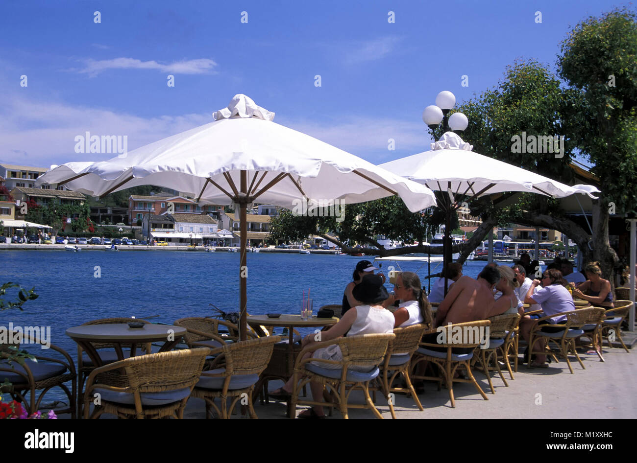 Kassiopi corfu cafe hi-res stock photography and images - Alamy