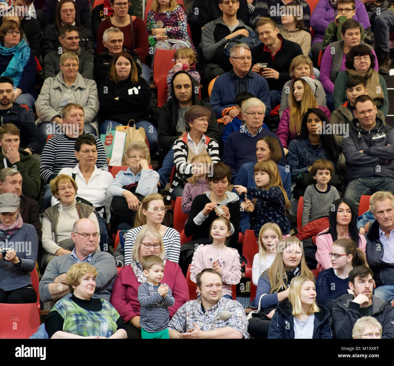 Group of people or crowd in grandstand hi-res stock photography and ...
