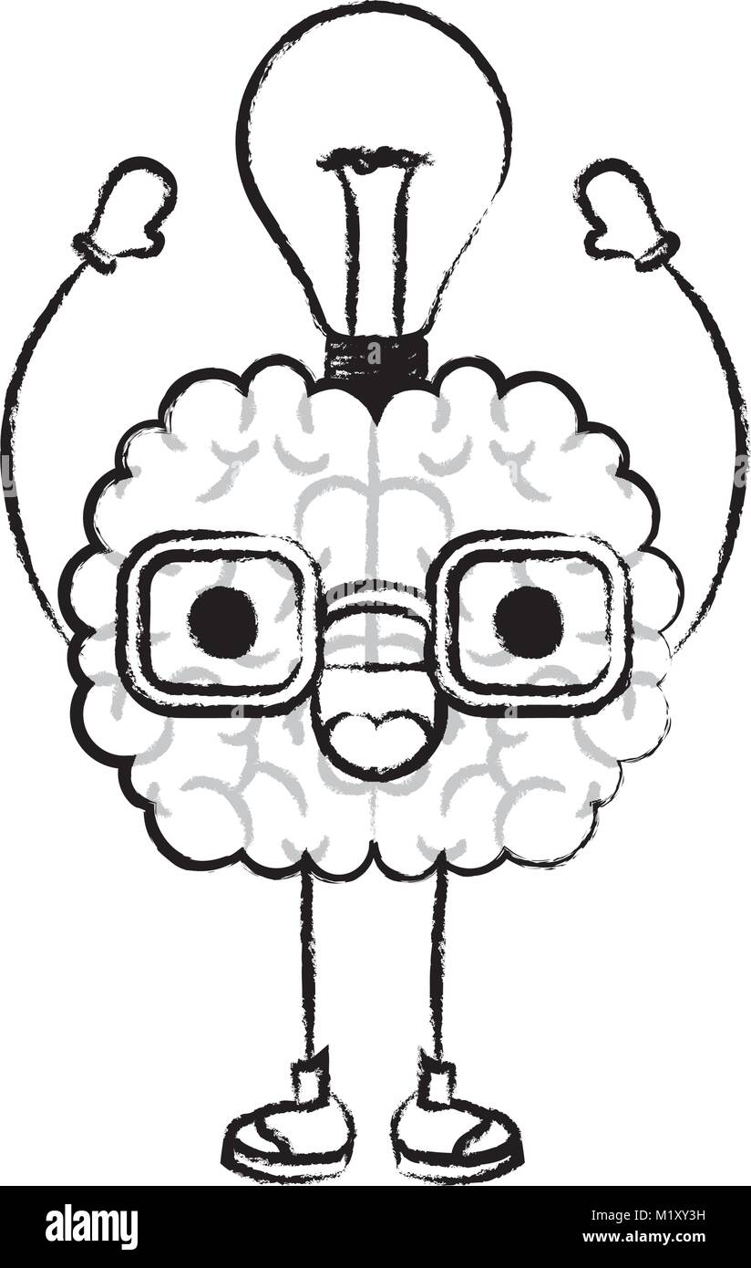 Human brain cartoon top hi-res stock photography and images - Alamy