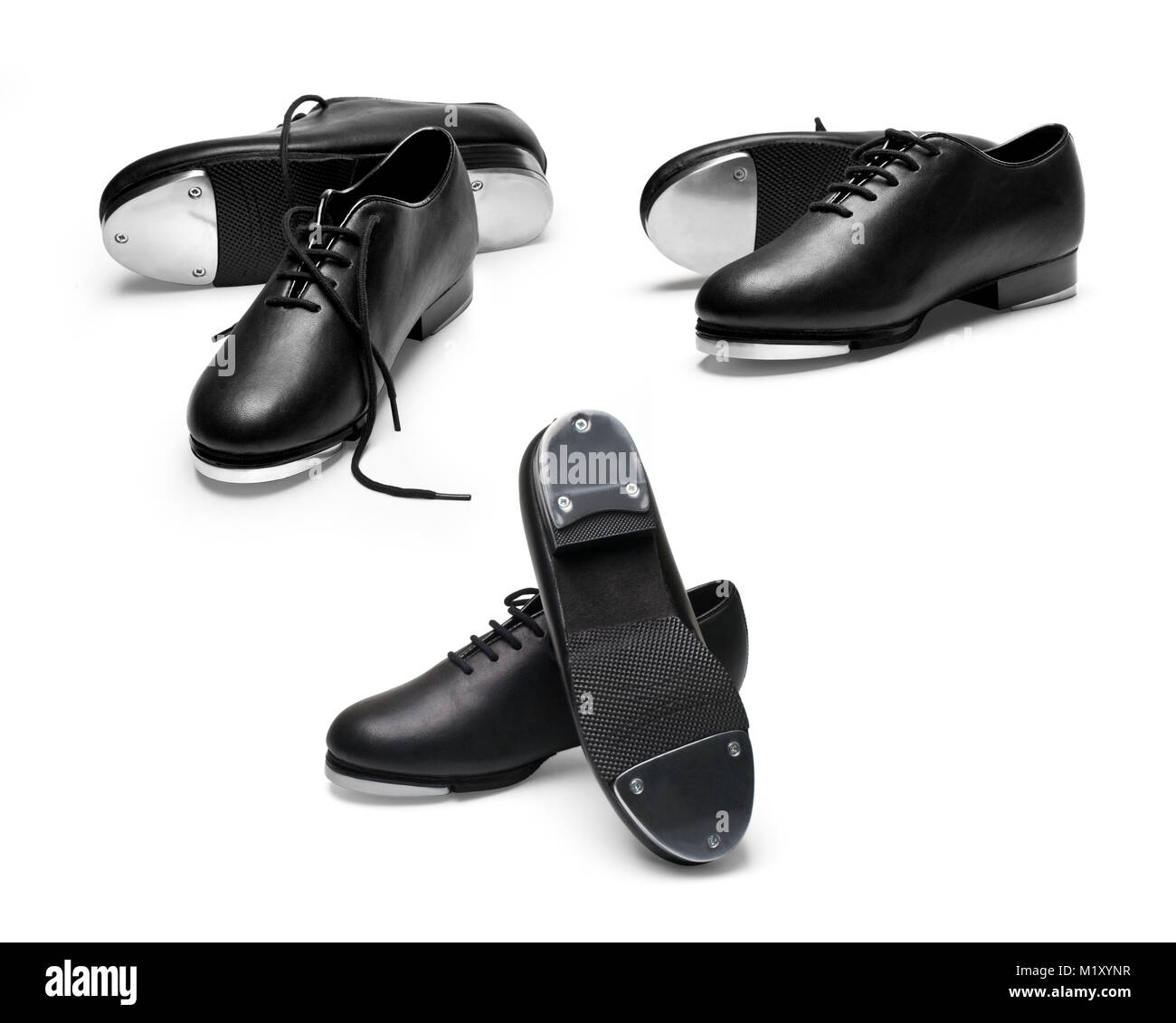 tap shoes on a white background isolated Stock Photo - Alamy