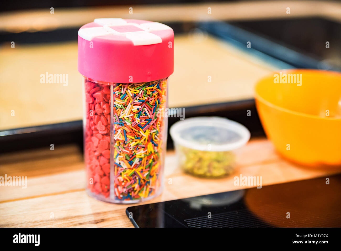 Colorful sugar sprinkling in hi-res stock photography and images - Alamy