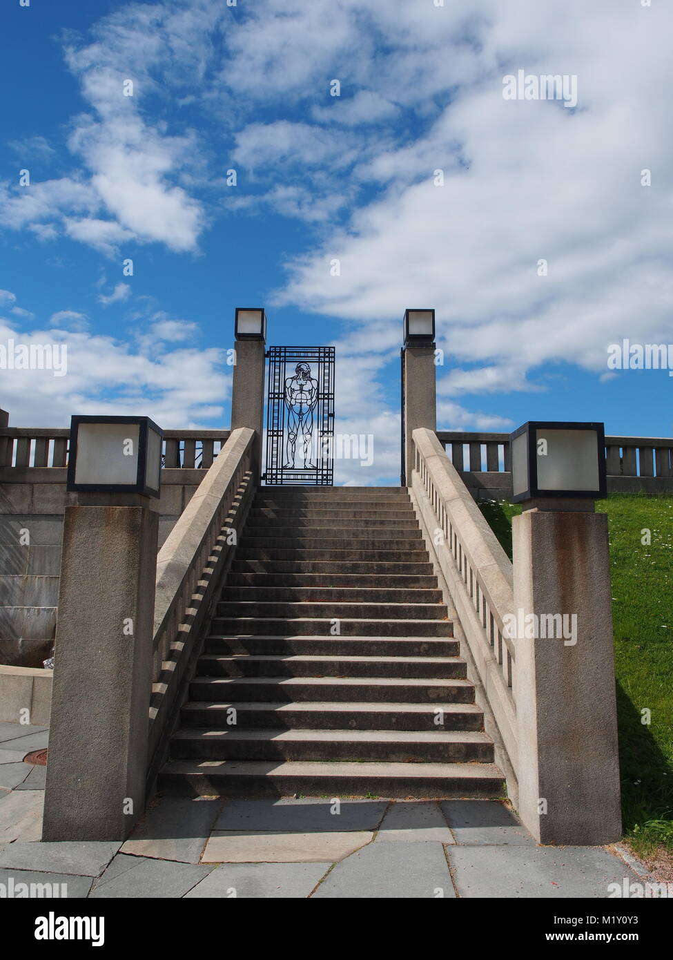 Vigeland park gate hi-res stock photography and images - Alamy