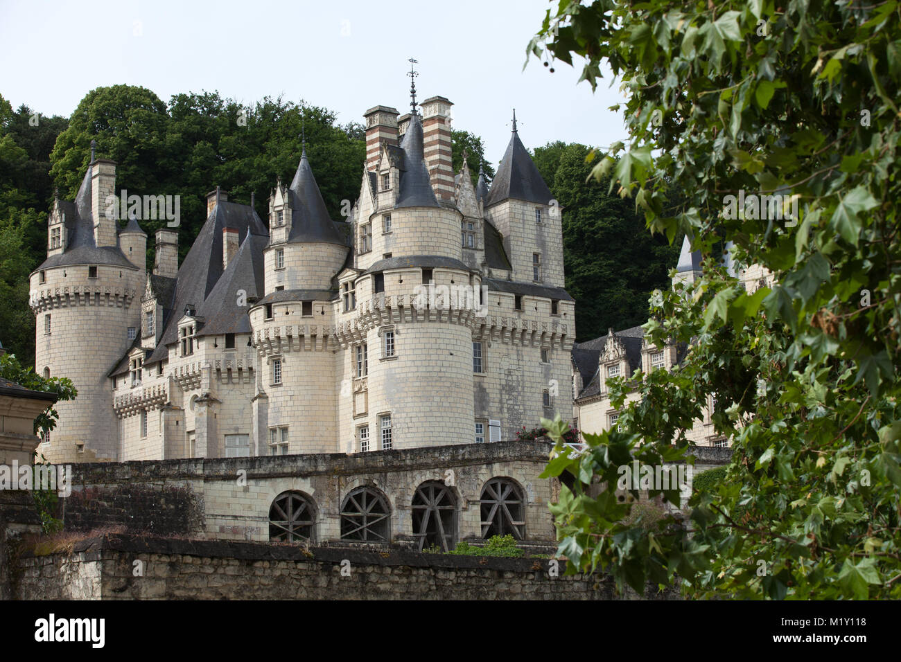 Castel of Rigny-Usse Known as the Sleeping Beauty Castle and built in ...