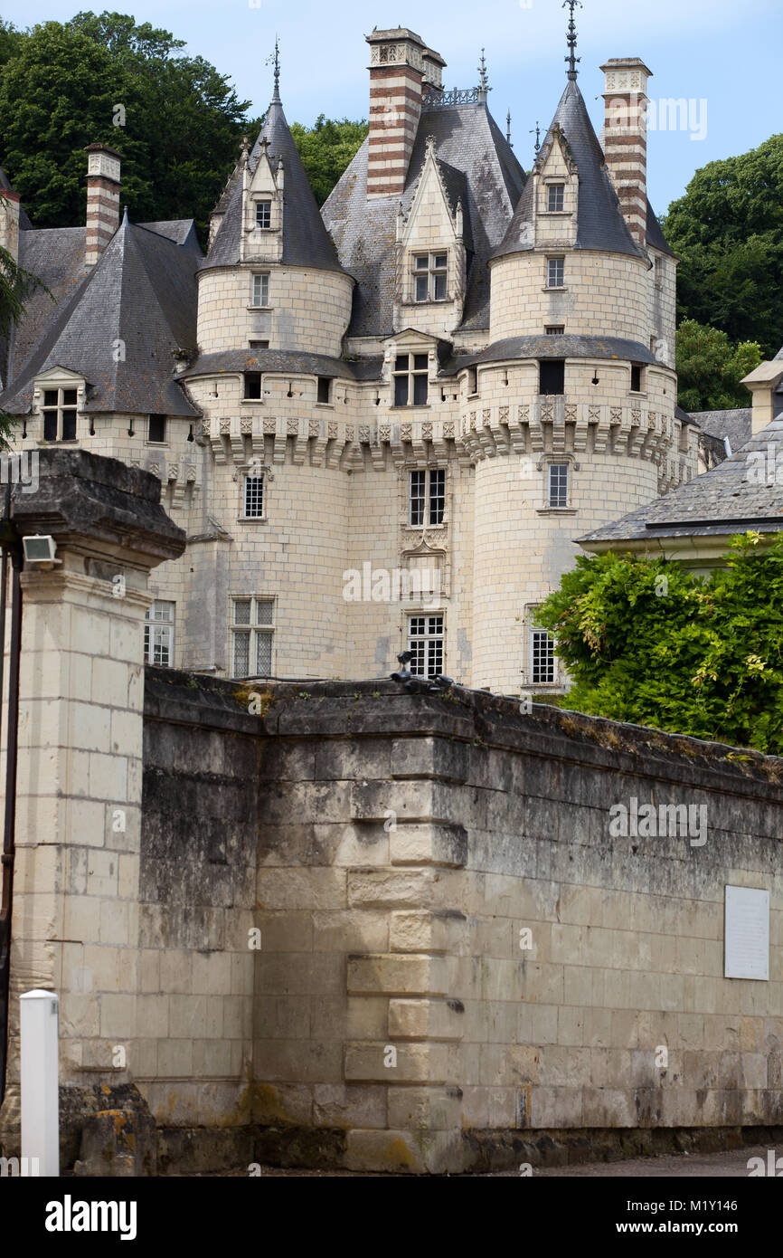 Castel of Rigny-Usse Known as the Sleeping Beauty Castle and built in ...