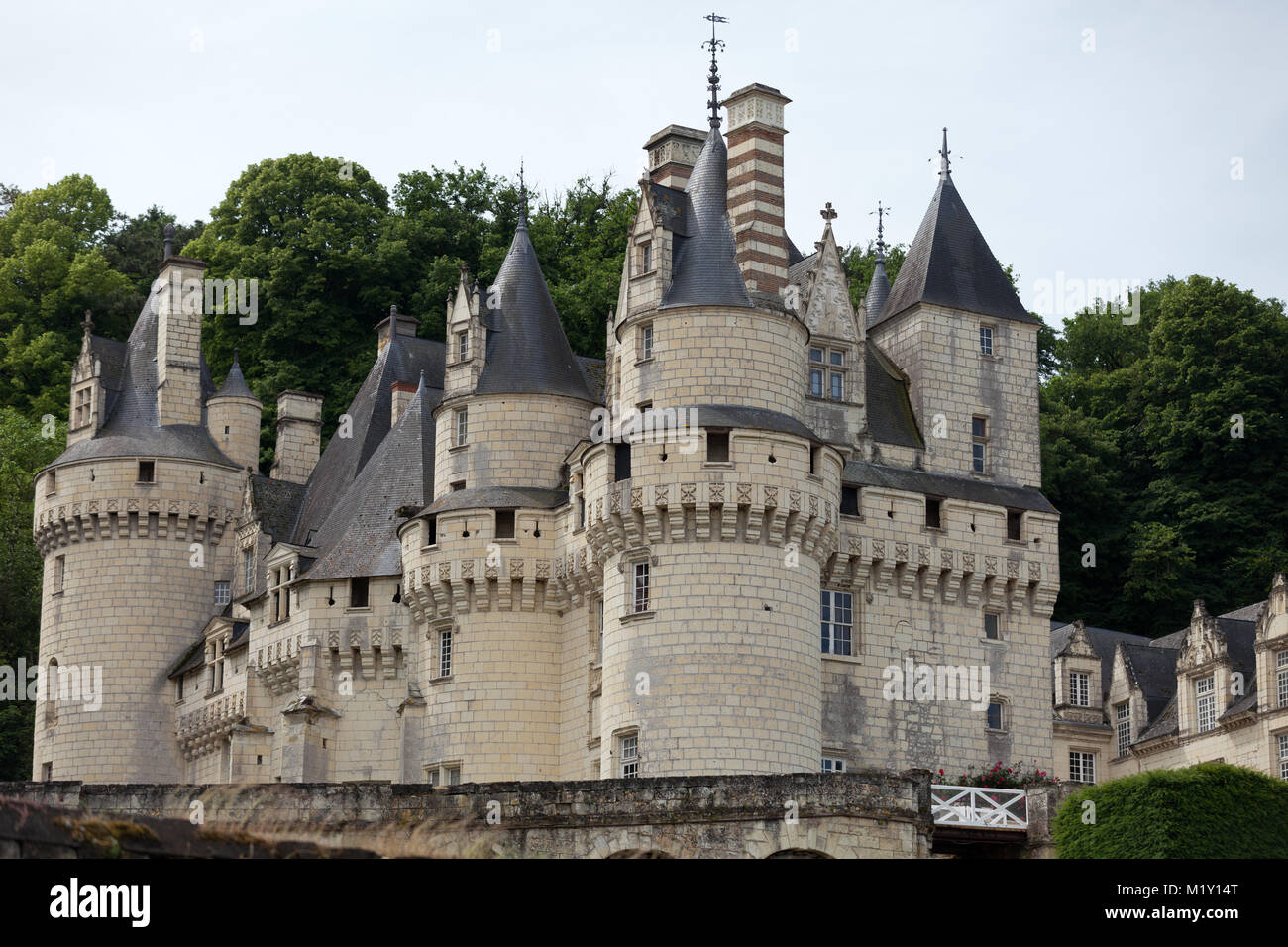Castel of Rigny-Usse Known as the Sleeping Beauty Castle and built in ...