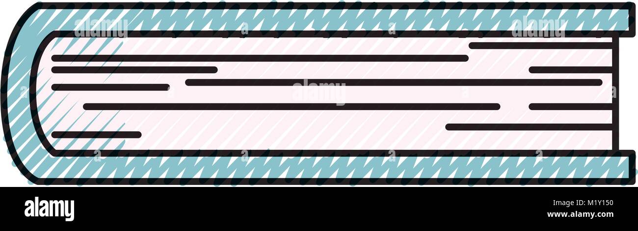 book bottom view in colored crayon silhouette Stock Vector Image & Art ...