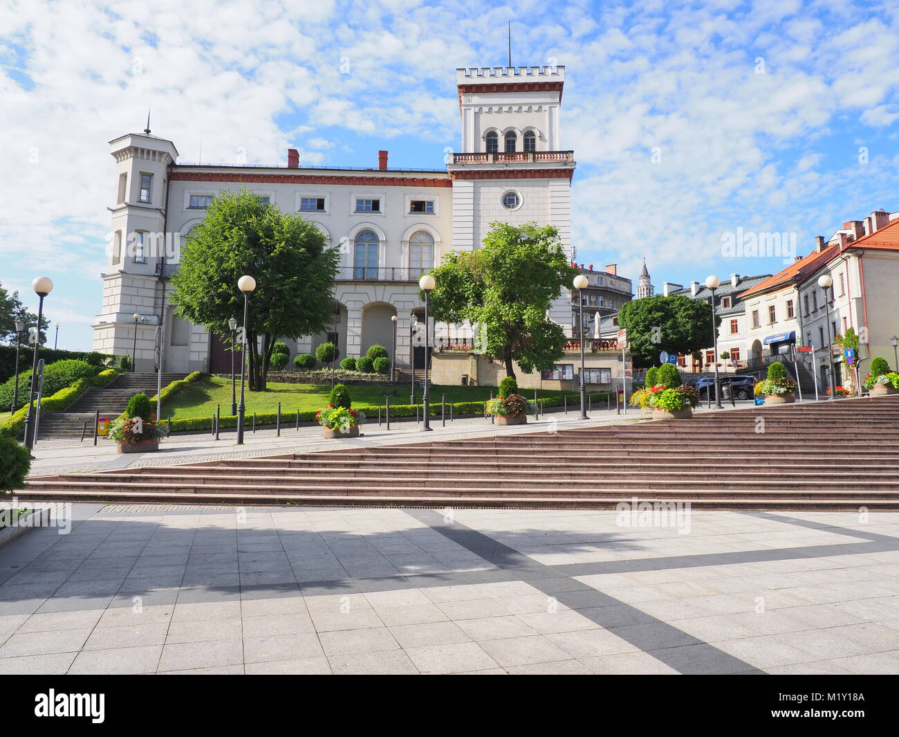 BELSKO-BIALA in POLAND EUROPE on AUGUST 2017: Sulkowski Castle in ...