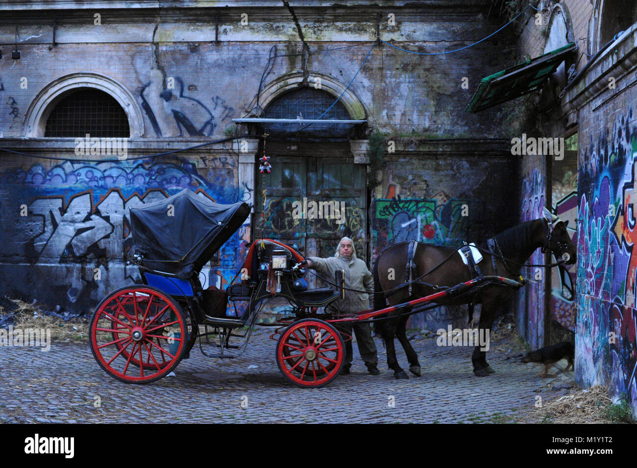 Horse tourist in rome hi-res stock photography and images - Alamy