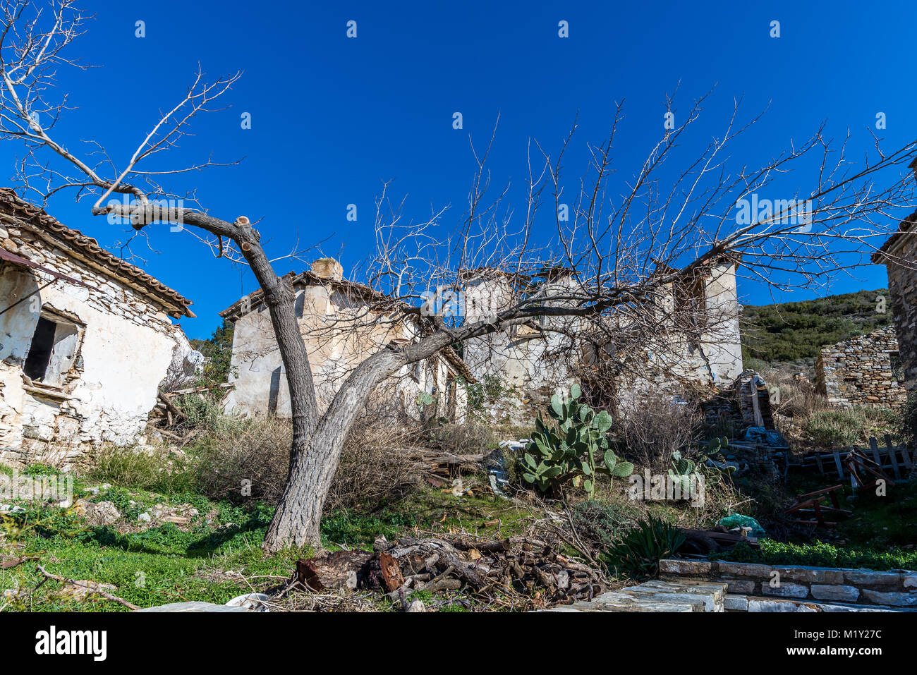 Destroyed farm house hi-res stock photography and images - Alamy