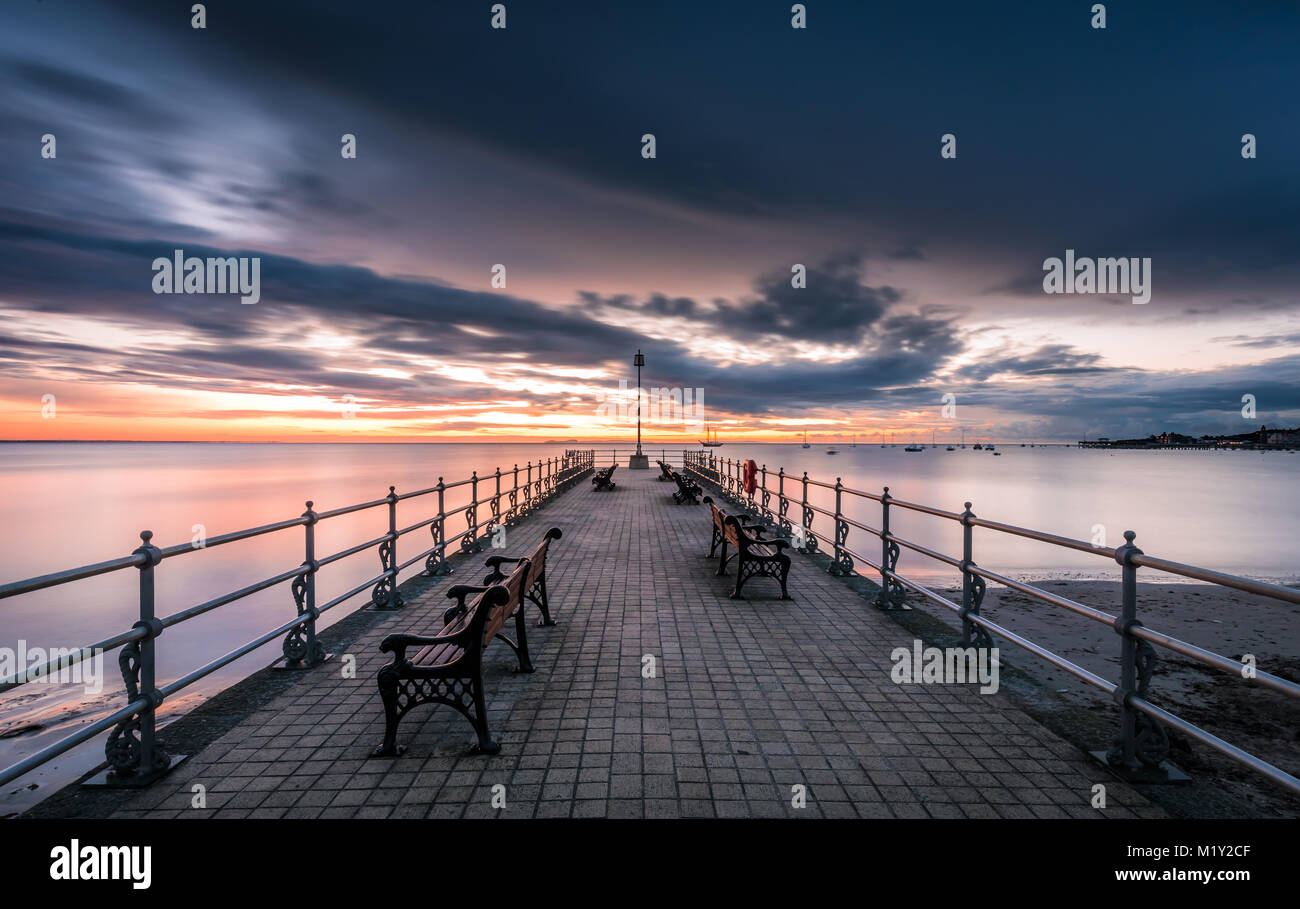 Banjo pier swanage hi-res stock photography and images - Alamy