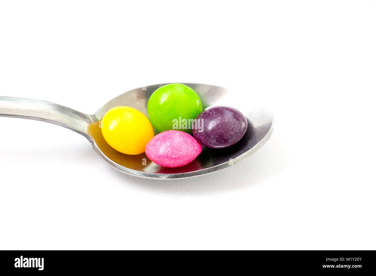 sweet color candy,fruit taste bonbons, image of a Stock Photo - Alamy