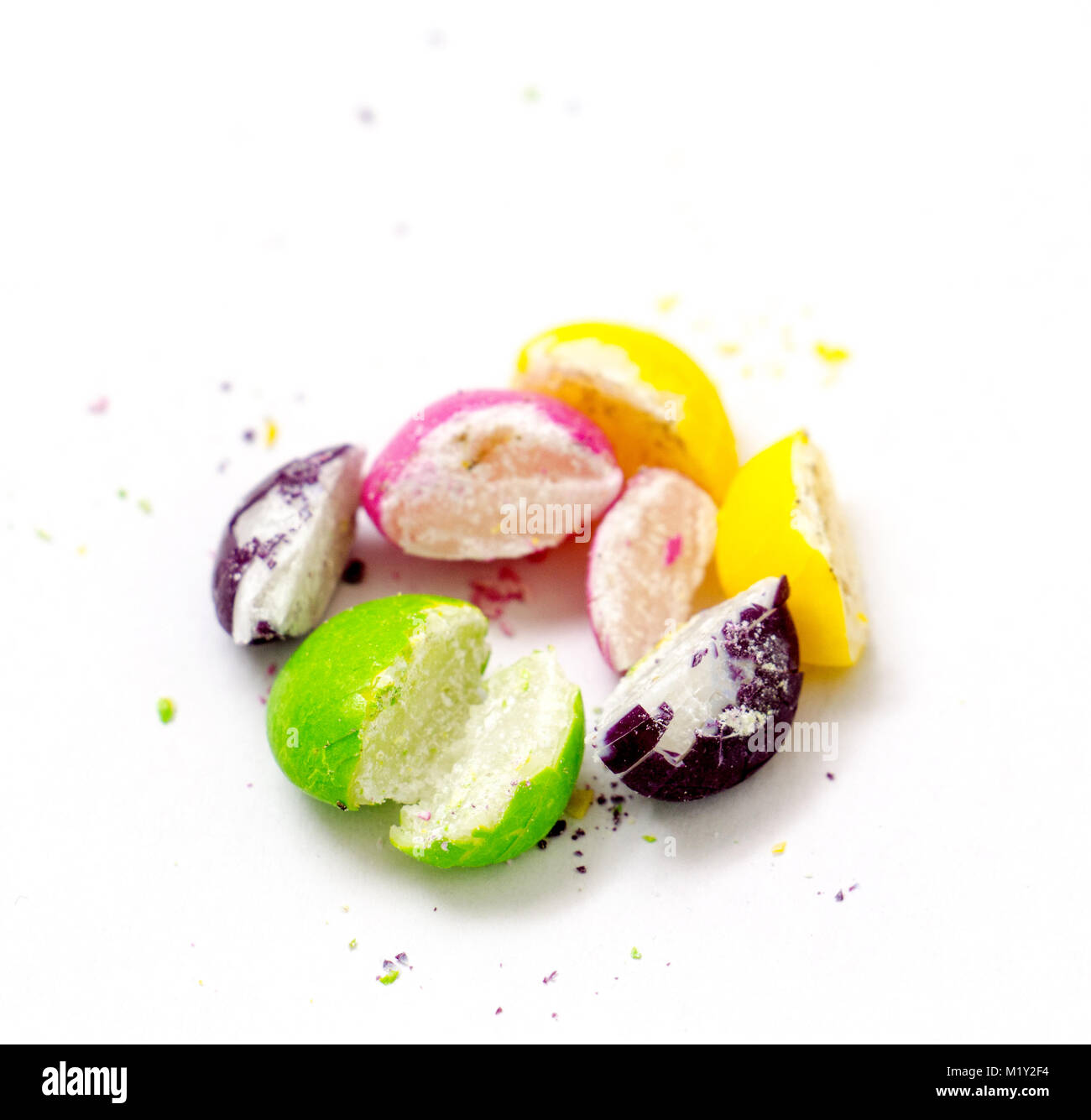 sweet color candy,fruit taste bonbons, image of a Stock Photo - Alamy