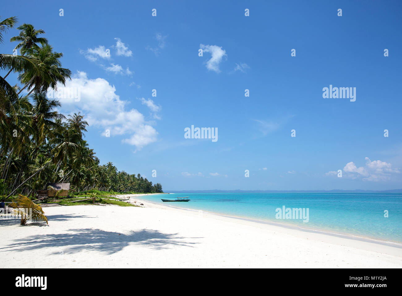 Beautiful tropical beach, Banyak Archipelago, Sumatra, Indonesia ...