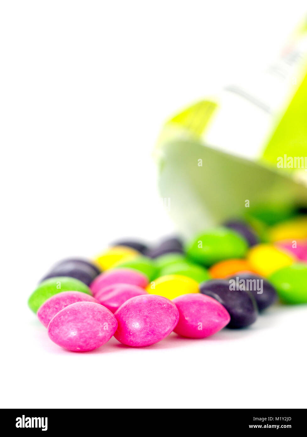 sweet color candy,fruit taste bonbons, image of a Stock Photo - Alamy