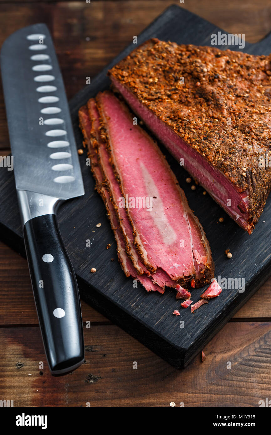 Pastrami hi-res stock photography and images - Alamy