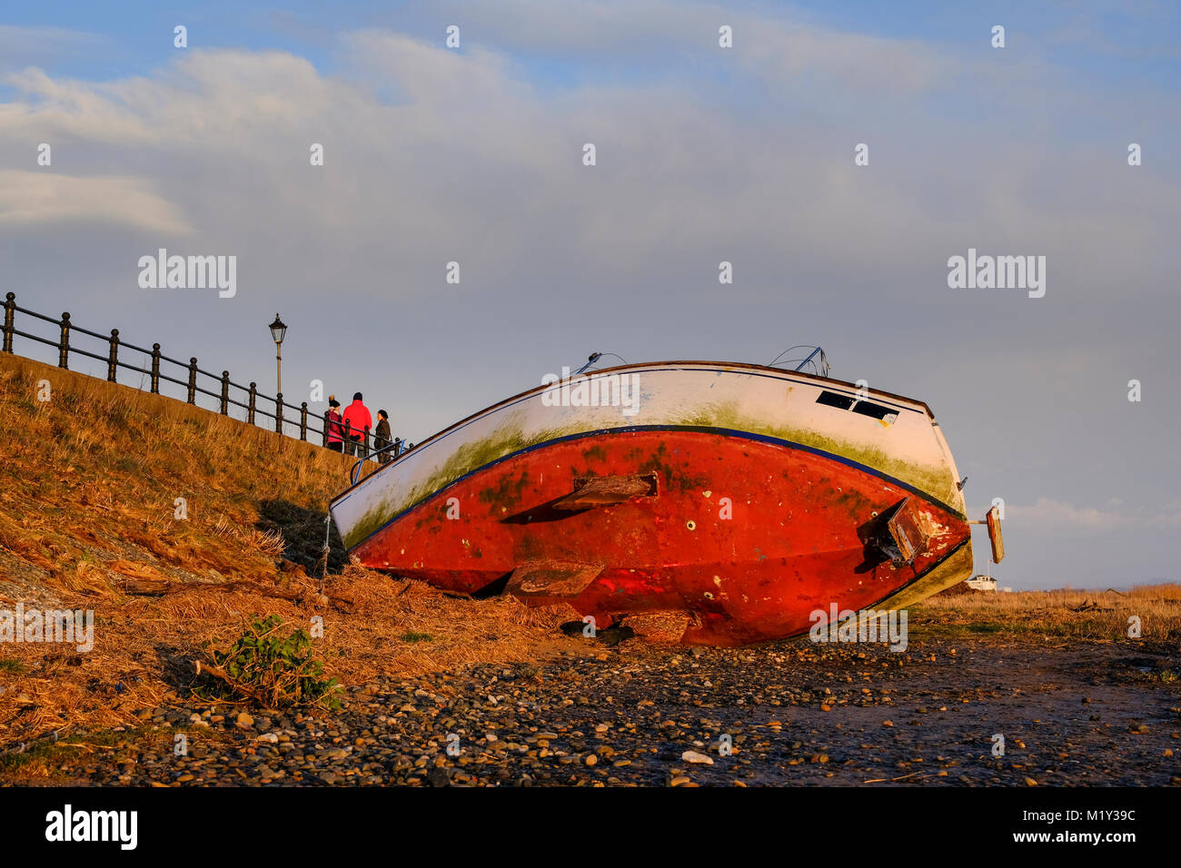 The shore line at Lytham on the Fylde Coast Stock Photo - Alamy