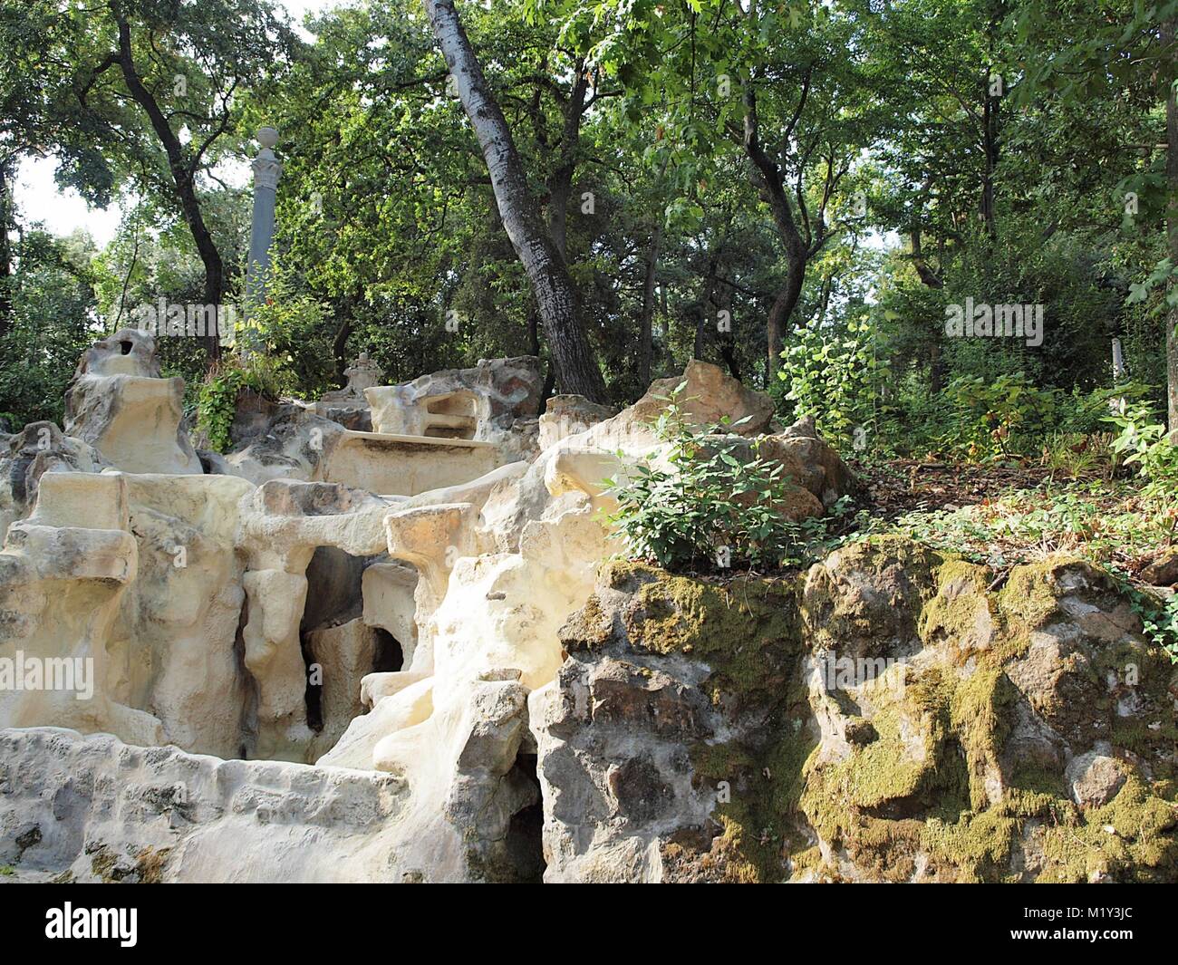 Grotto in the Vatican gardens in Vatican City in Rome in Italy Stock ...