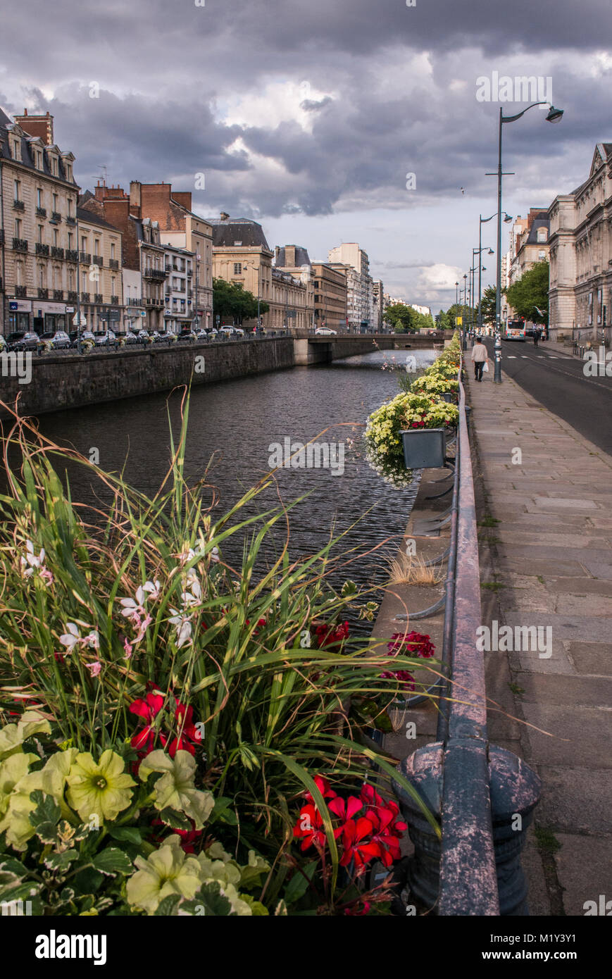 Vilaine River, Rennes, Bretagne, France Stock Photo - Alamy