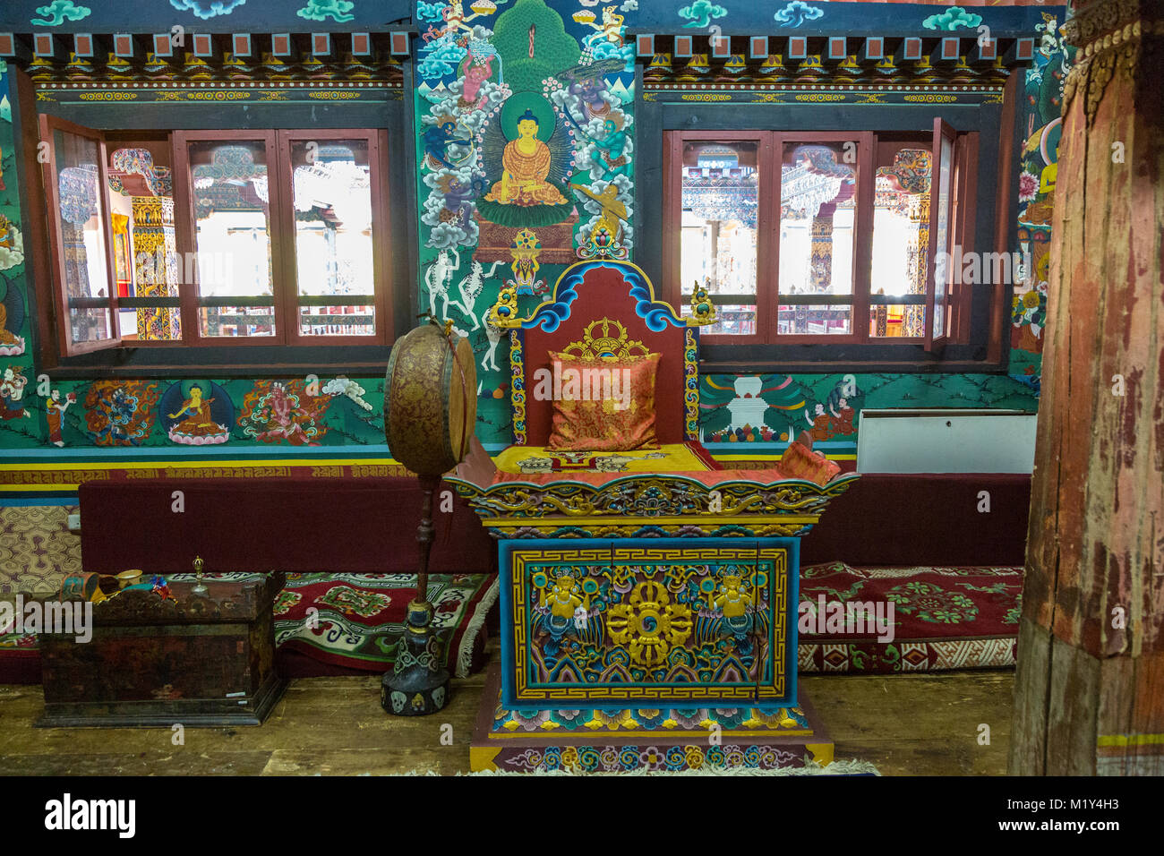 Buddhist temple drum hi-res stock photography and images - Alamy