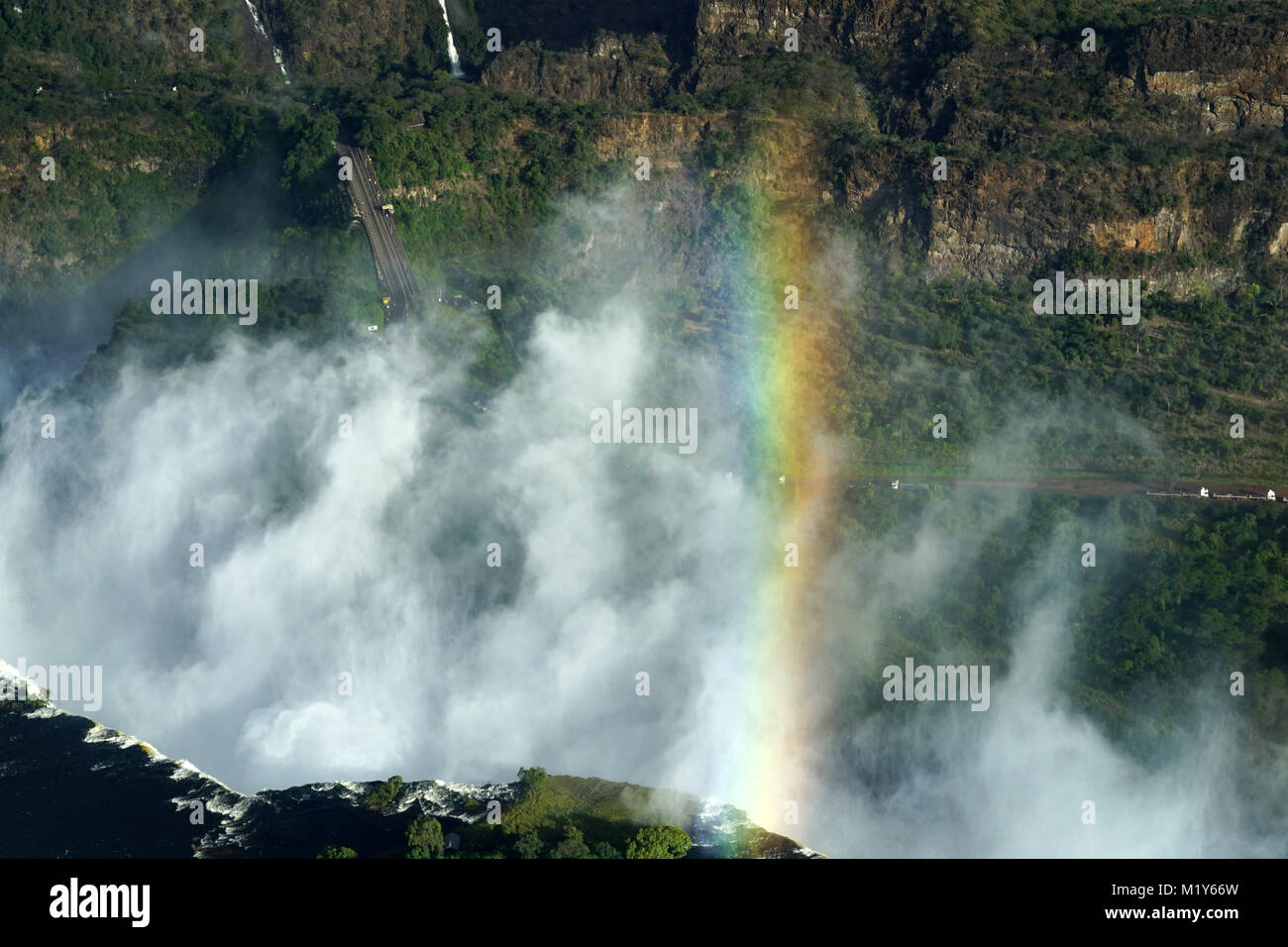 Aerial Views of Victoria Falls, Zimbabwe, Africa Stock Photo - Alamy