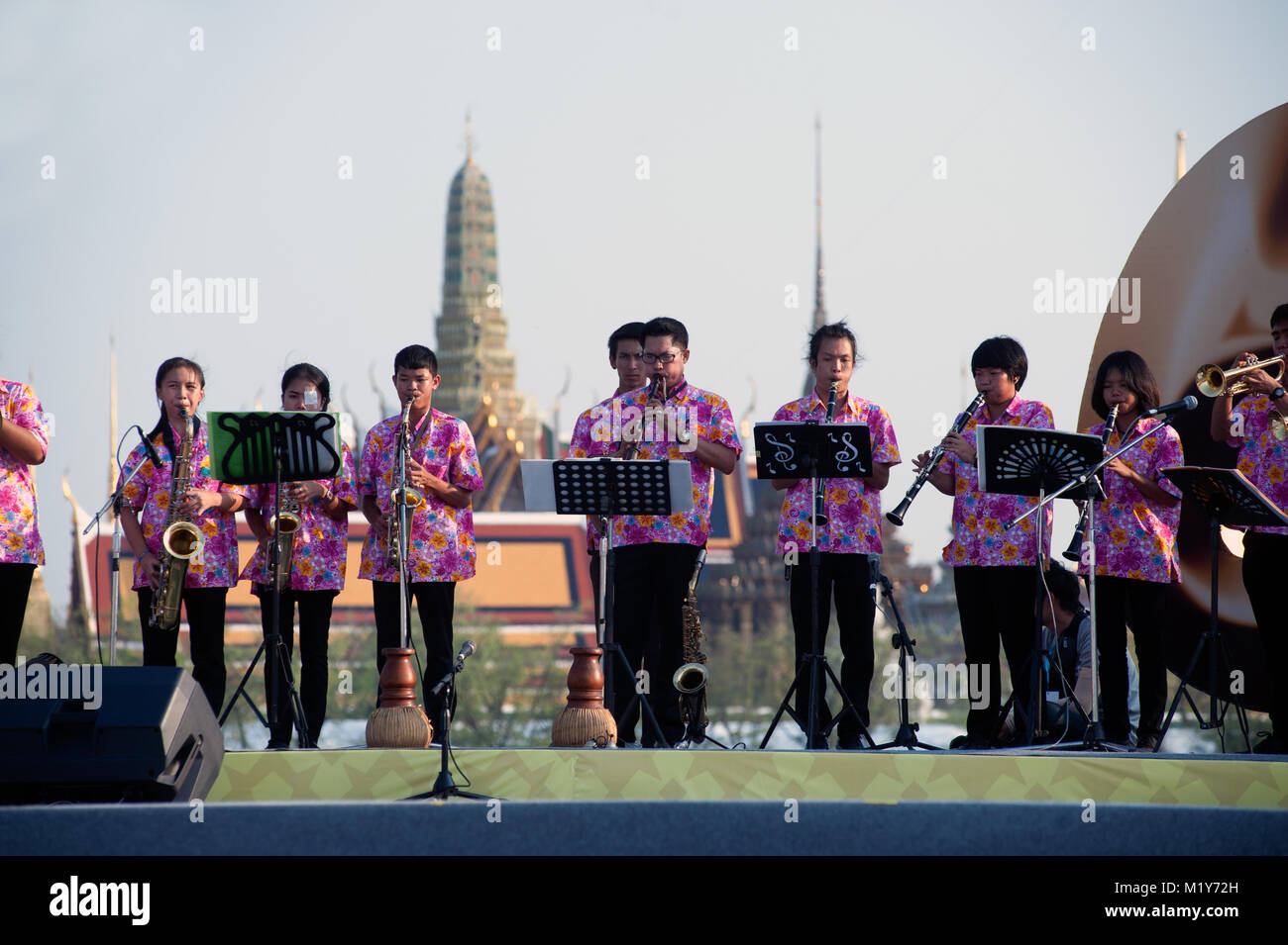 Thai marching band hi-res stock photography and images - Alamy