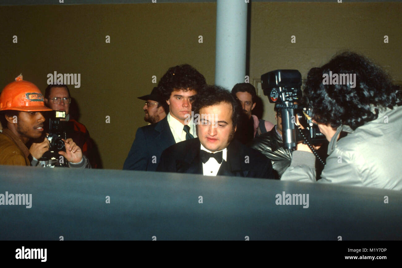 HOLLYWOOD, CA - DECEMBER 12: Actor John Belushi arrives at Merv Griffin ...