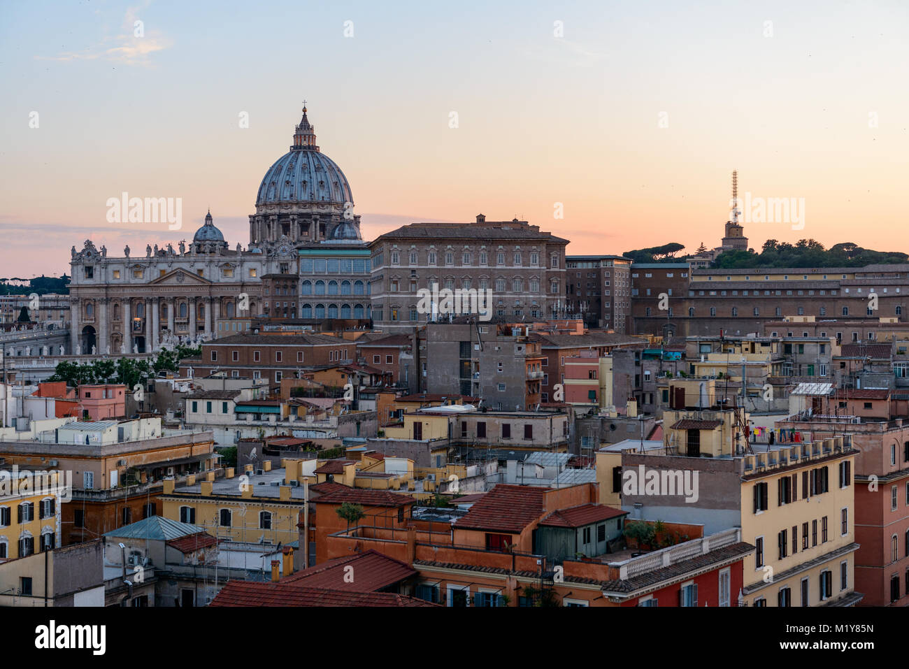 Aerial view of the vatican hi-res stock photography and images - Alamy