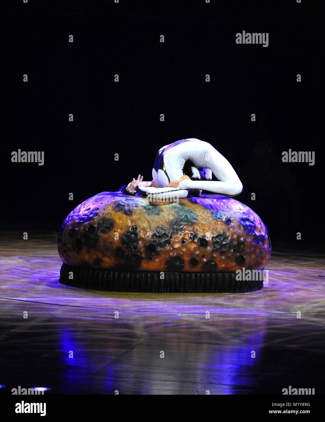 Cirque Du Soleil Dress rehearsal at the Royal Albert hall, London Stock ...