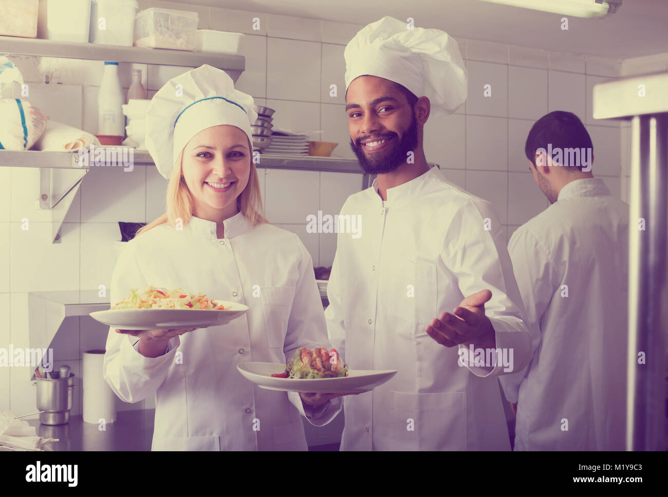 Professional cooks hi-res stock photography and images - Alamy