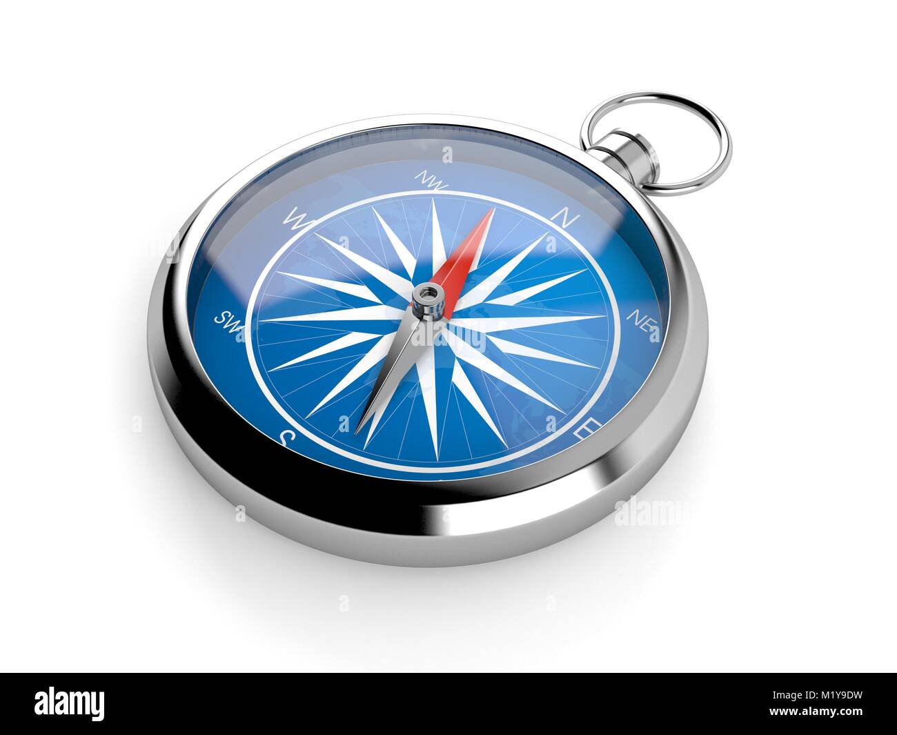 Compass isolated on white background NASA Source map: https://eoimages ...