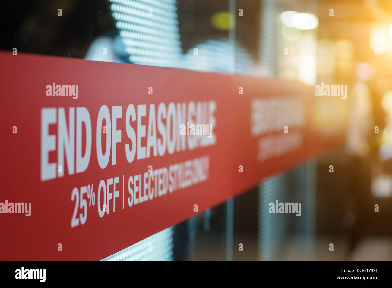 Supermarket window poster hi-res stock photography and images - Alamy