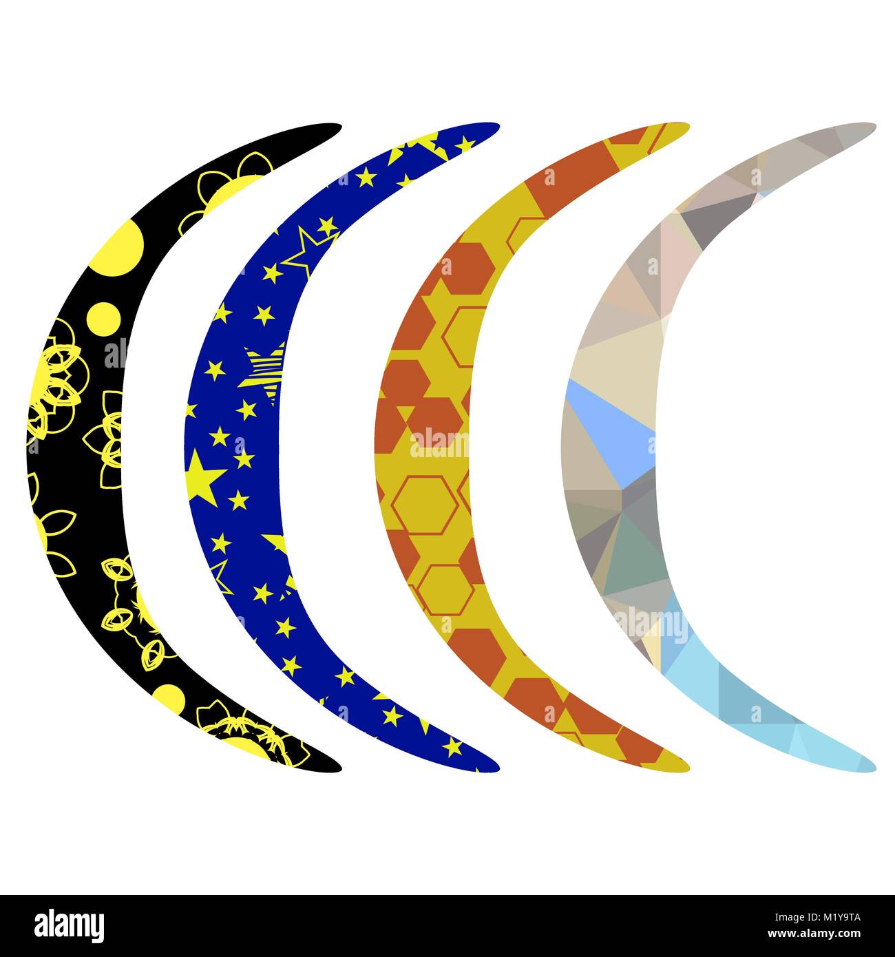 Australian boomerang Stock Vector Images - Alamy