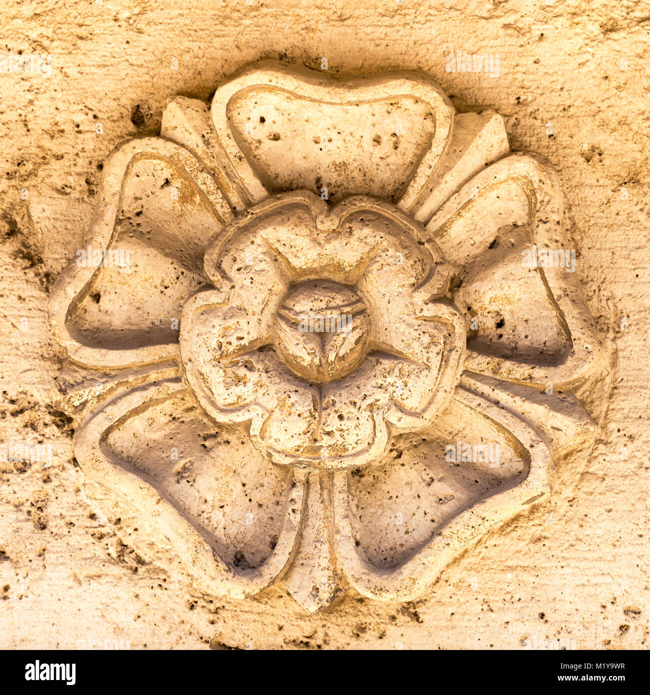 detail of an ancient artistic stone of an Italian medieval city Stock ...