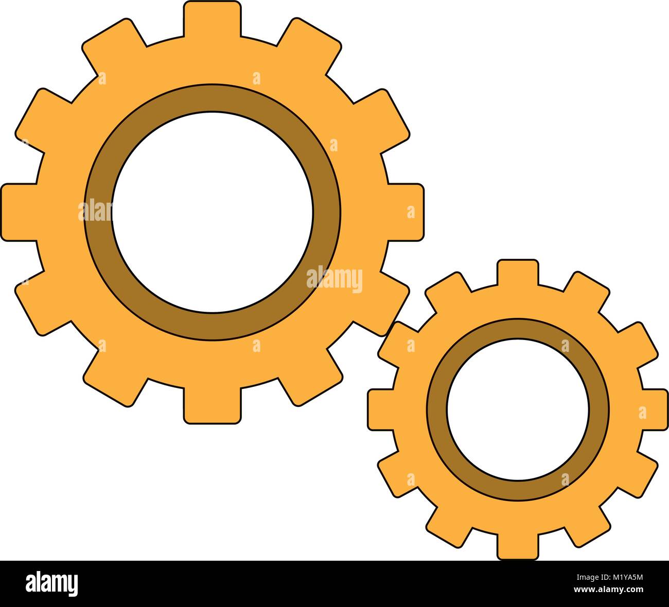 Isolated gear design Stock Vector Image & Art - Alamy
