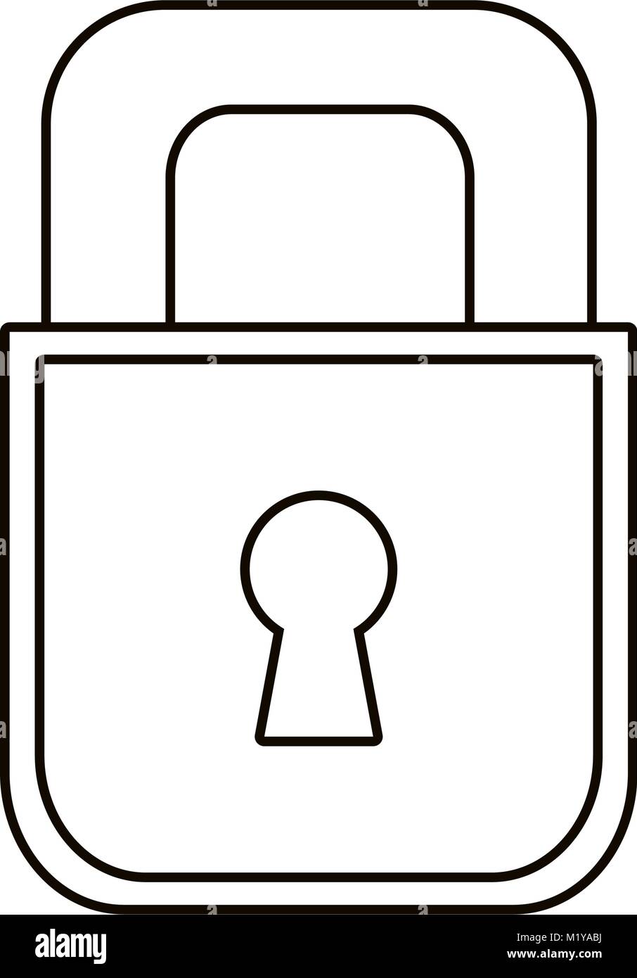 Isolated padlock design Stock Vector Image & Art - Alamy