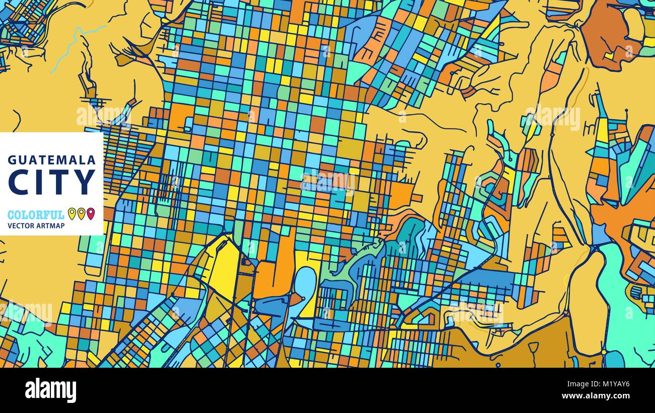 Guatemala city travel Stock Vector Images - Alamy