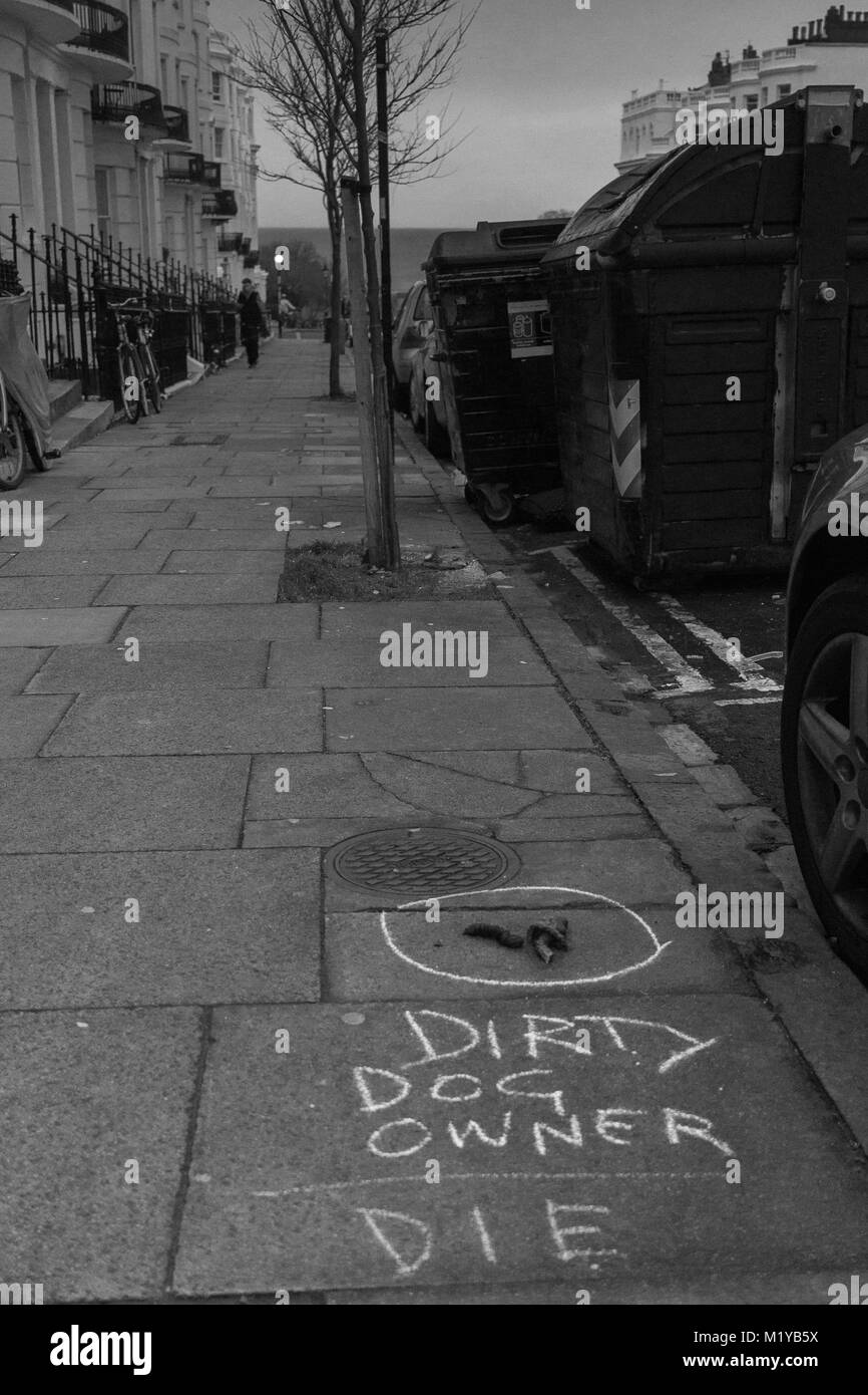 Pavement poo Black and White Stock Photos & Images - Alamy