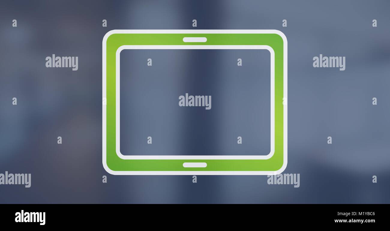 empty tablet icon Stock Photo - Alamy