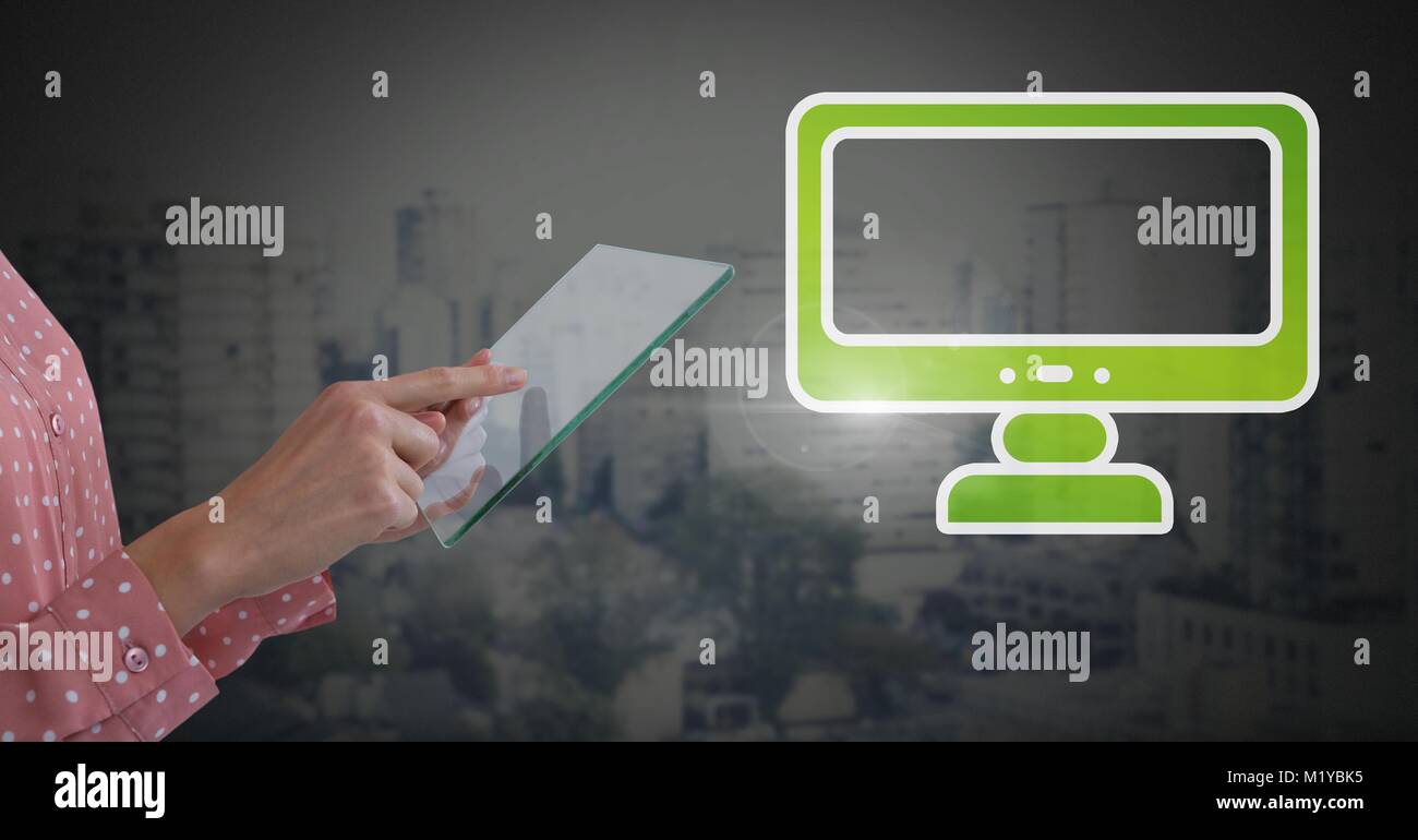 Computer hand icon hi-res stock photography and images - Alamy