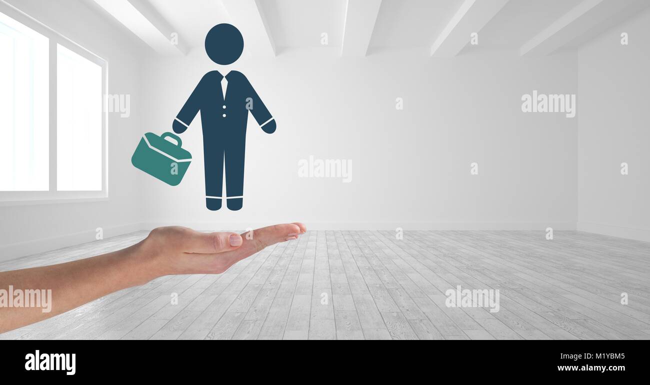 Hand holding briefcase hi-res stock photography and images - Alamy