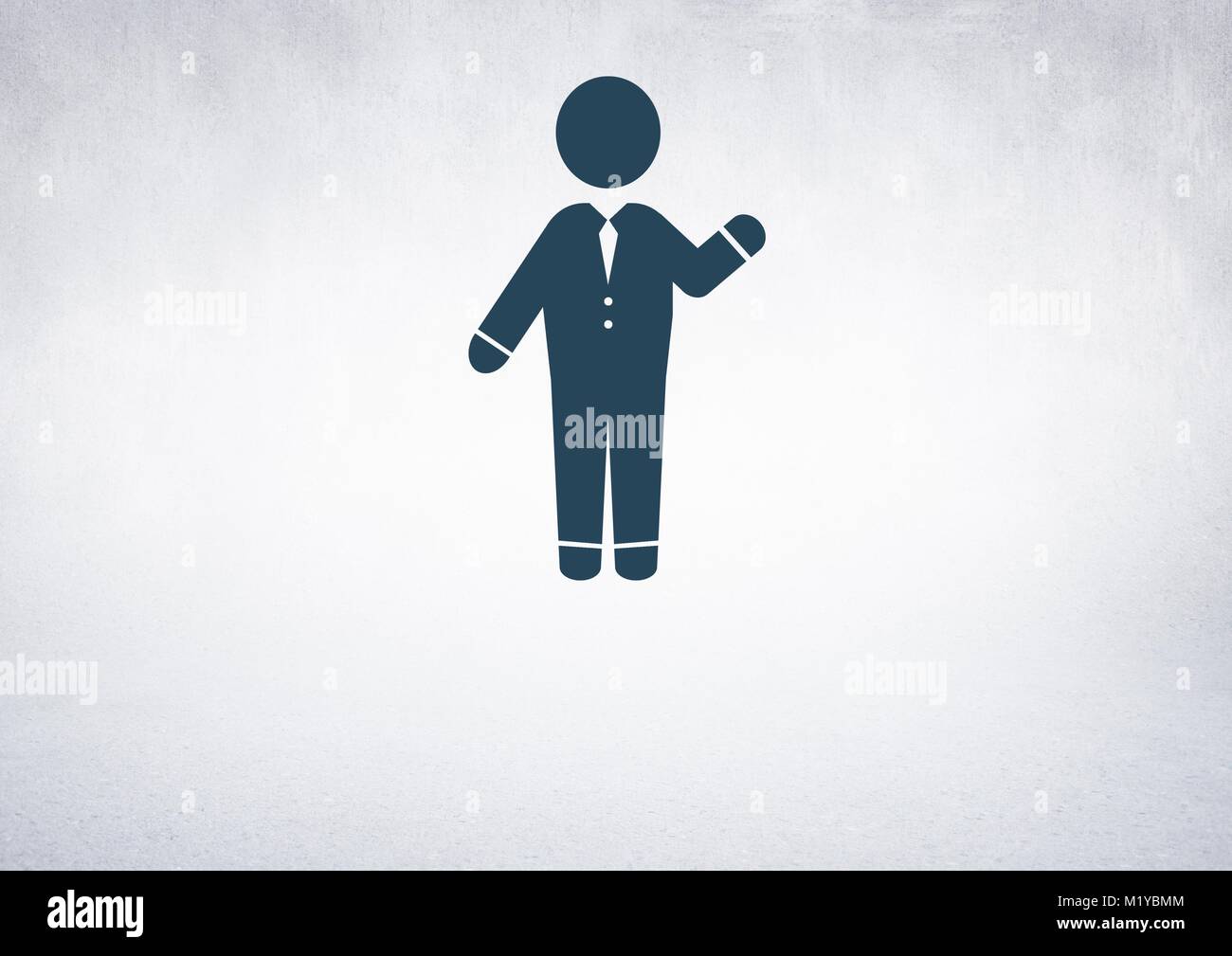 man icon waving Stock Photo - Alamy