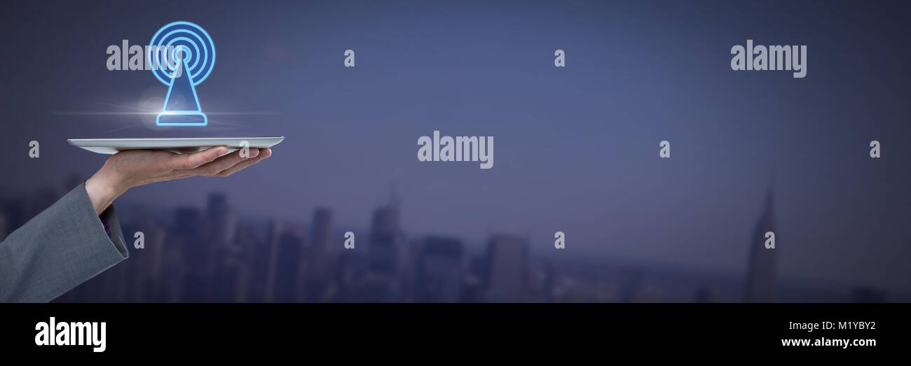 Digital composite signal icon hi-res stock photography and images - Alamy