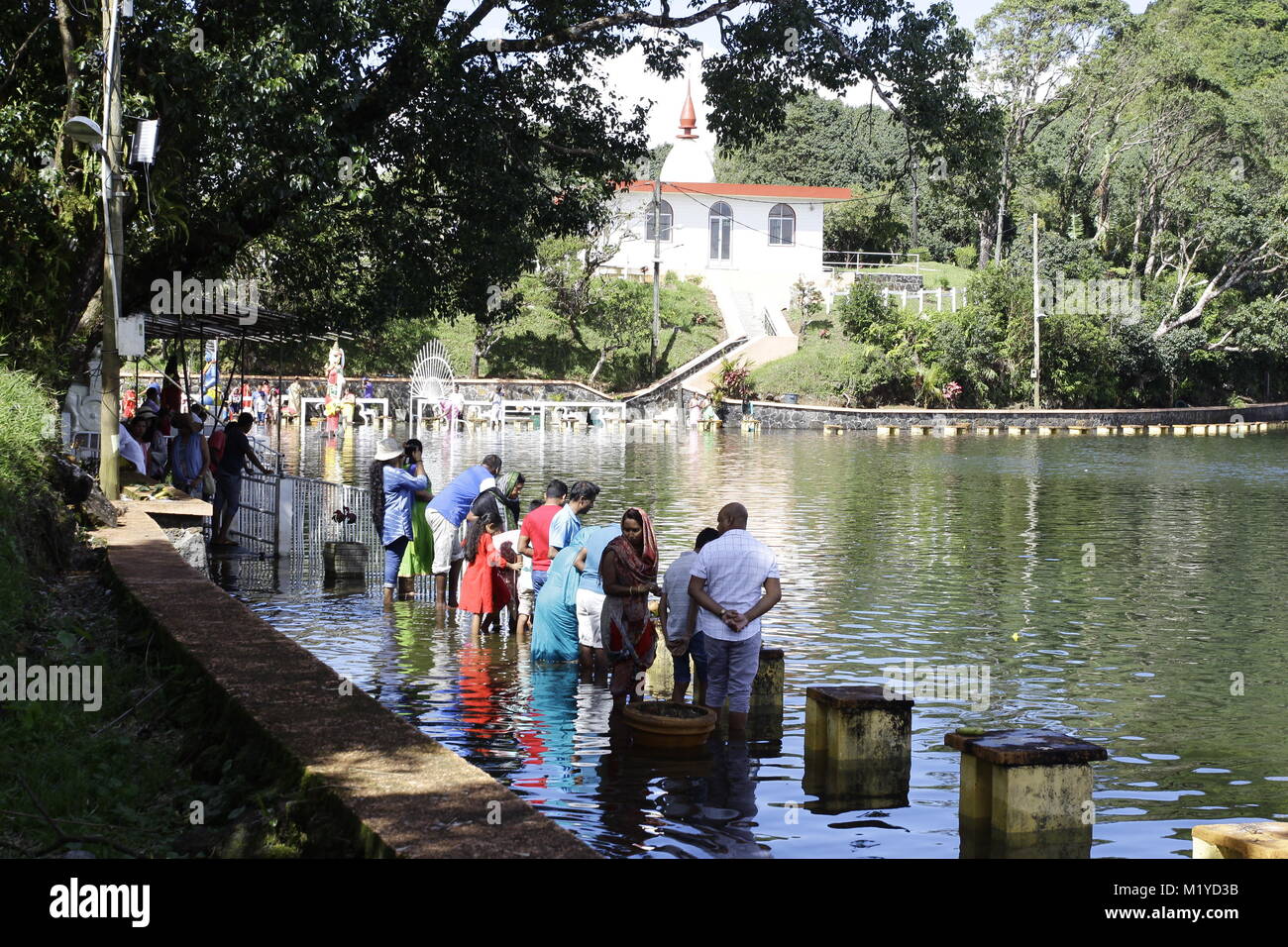 Grand Bassin in Mauritius Stock Photo - Alamy