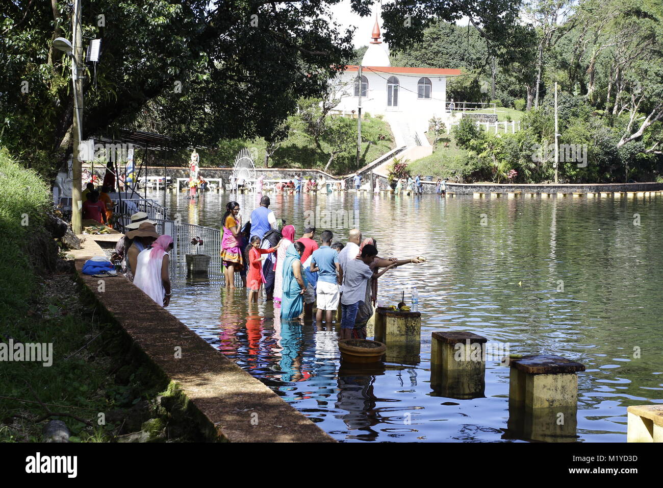 Grand Bassin in Mauritius Stock Photo - Alamy